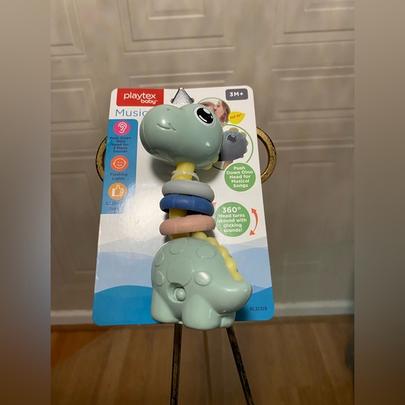 Playtex | Toys | Playtex Baby Musical Dinosaur Toy Green And Blue ...